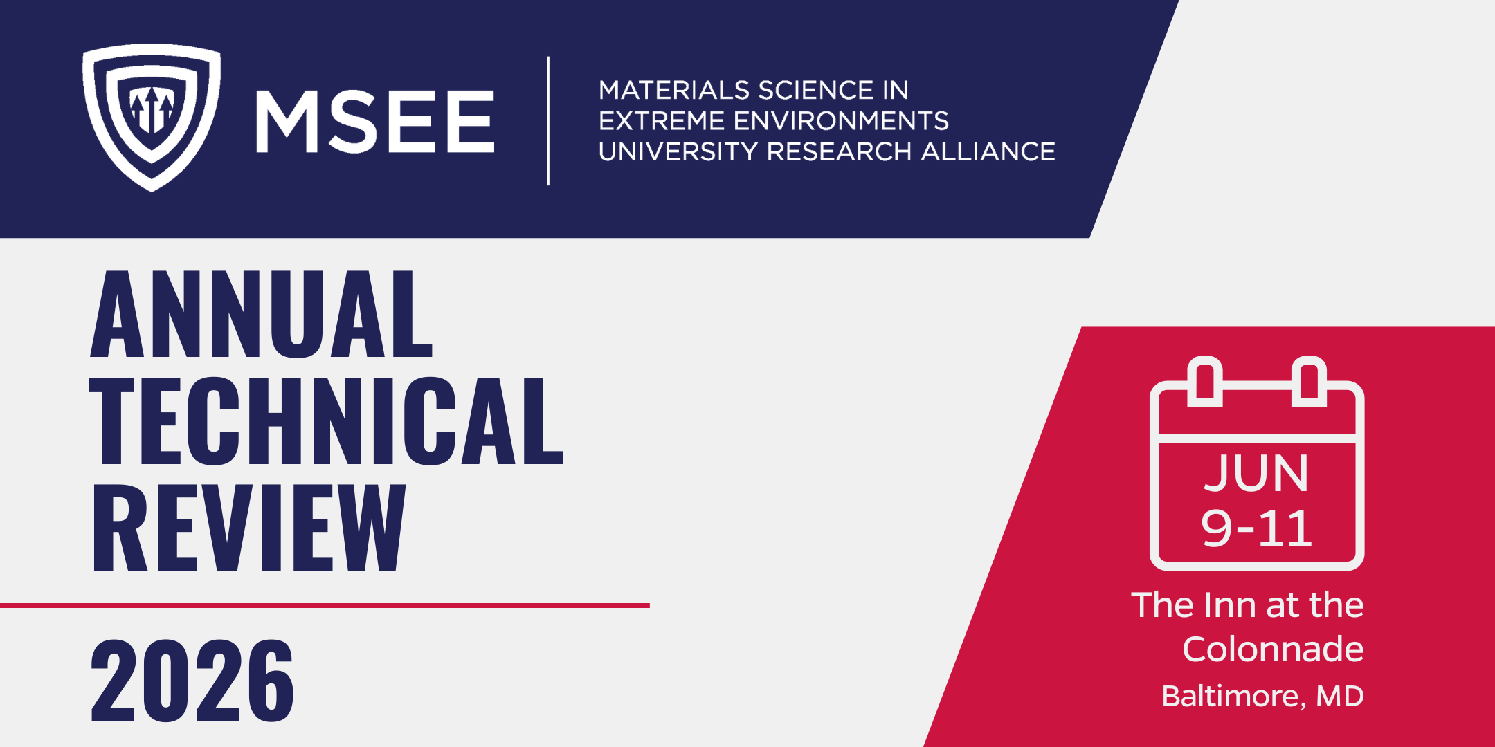 2026 Annual Technical Review – Materials Science in Extreme Environments